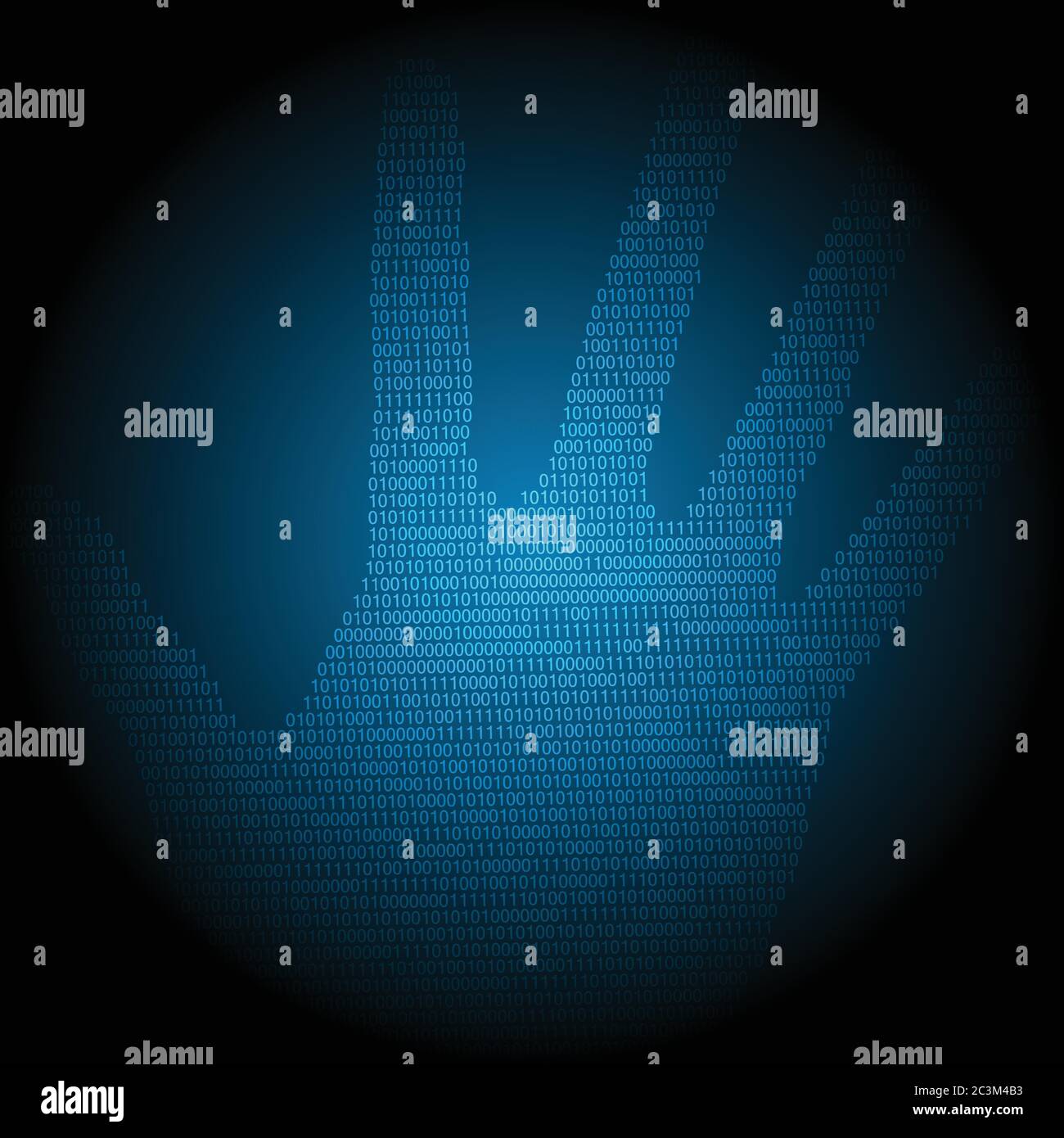 blue technology background, vector illustration Stock Vector Image ...