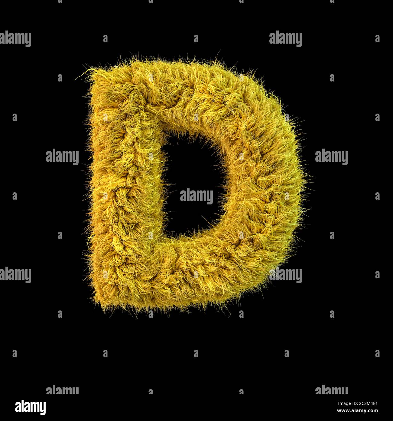 Yellow Letter D