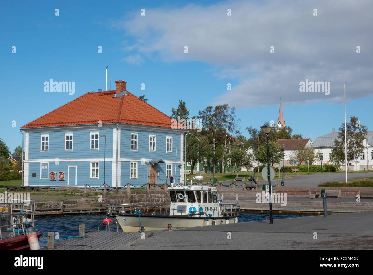 Seaside town of Raahe and its old buildings Stock Photo - Alamy