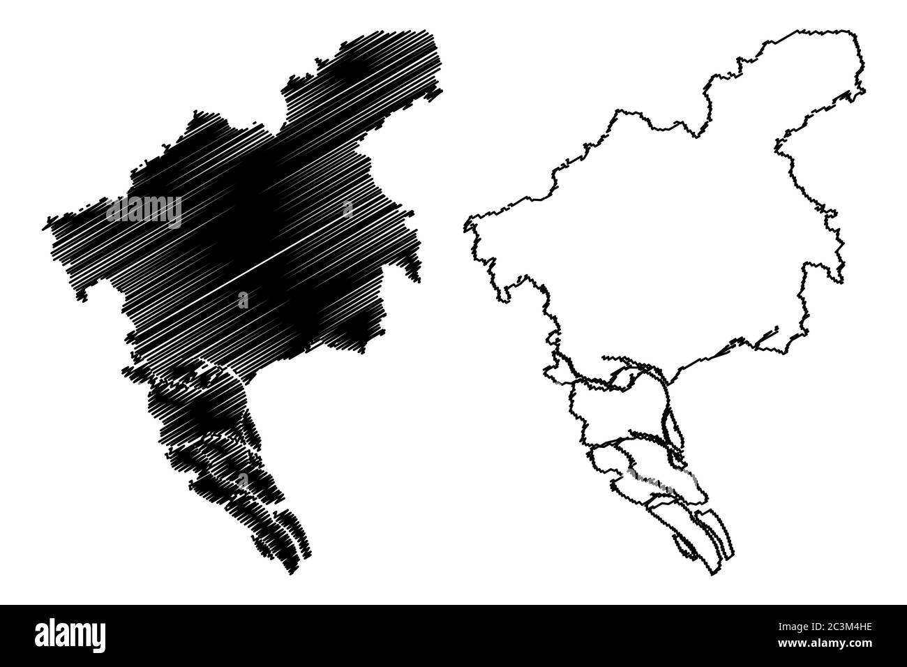 Guangzhou City (People's Republic of China) map vector illustration ...