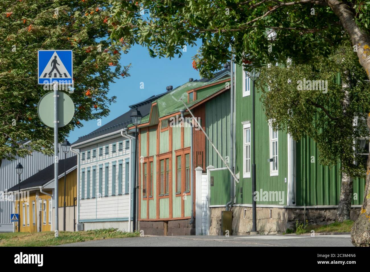 Seaside town of Raahe and its old buildings Stock Photo - Alamy