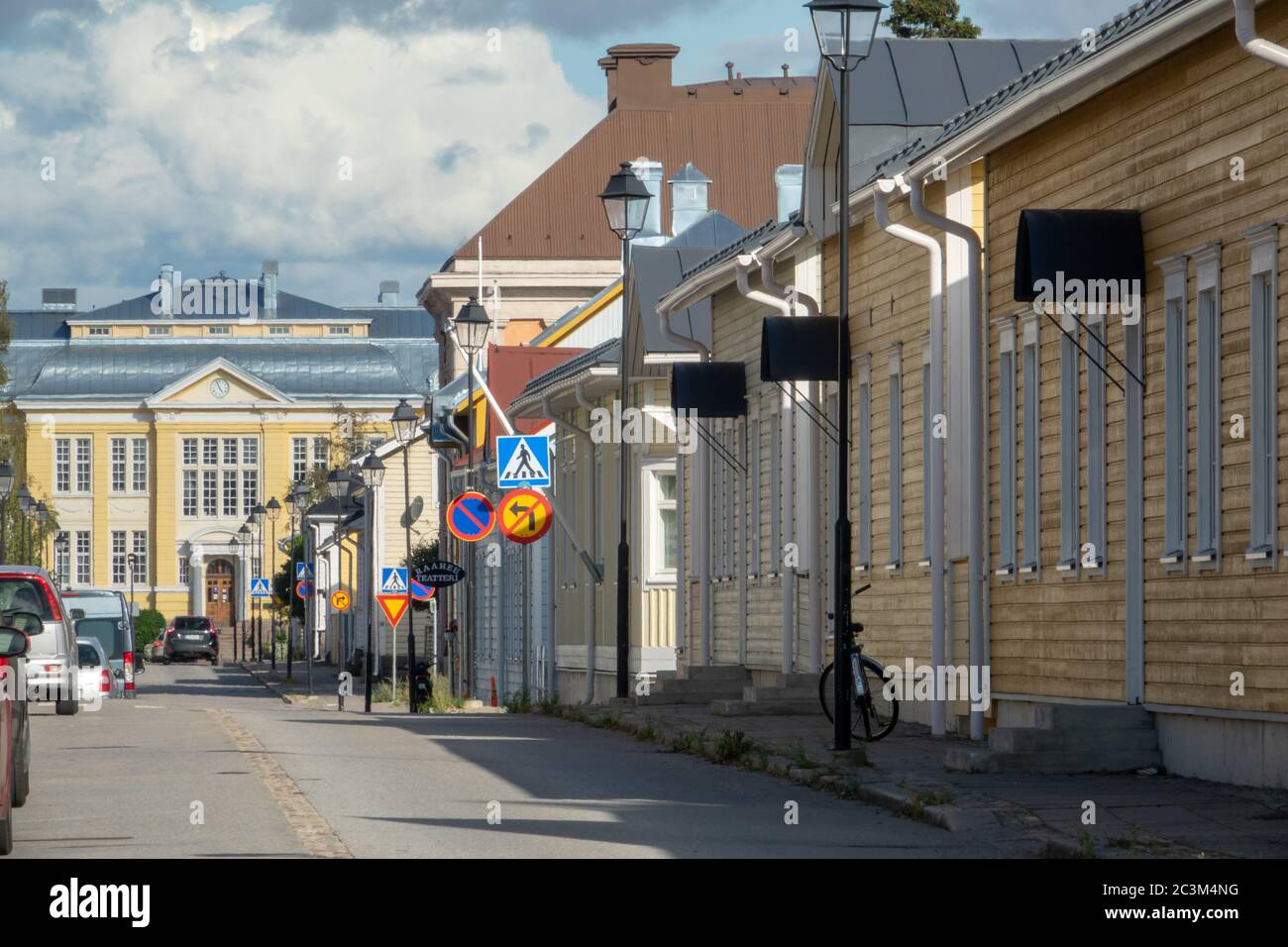 Seaside town of Raahe and its old buildings Stock Photo - Alamy