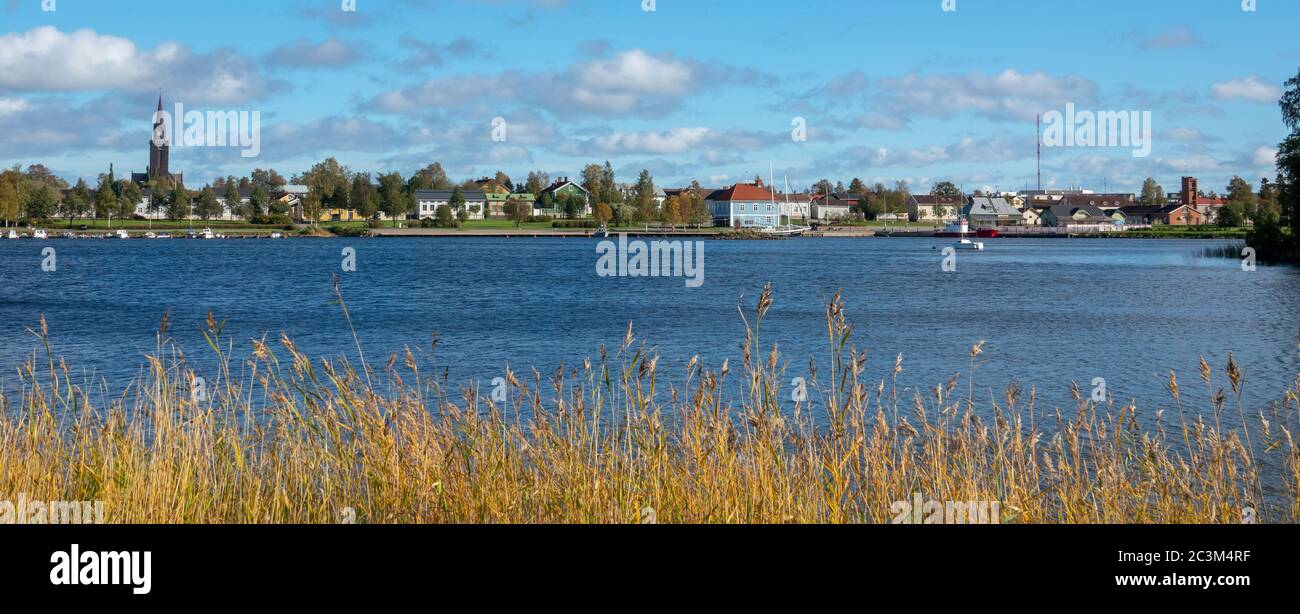 Seaside town of Raahe and its old buildings Stock Photo - Alamy