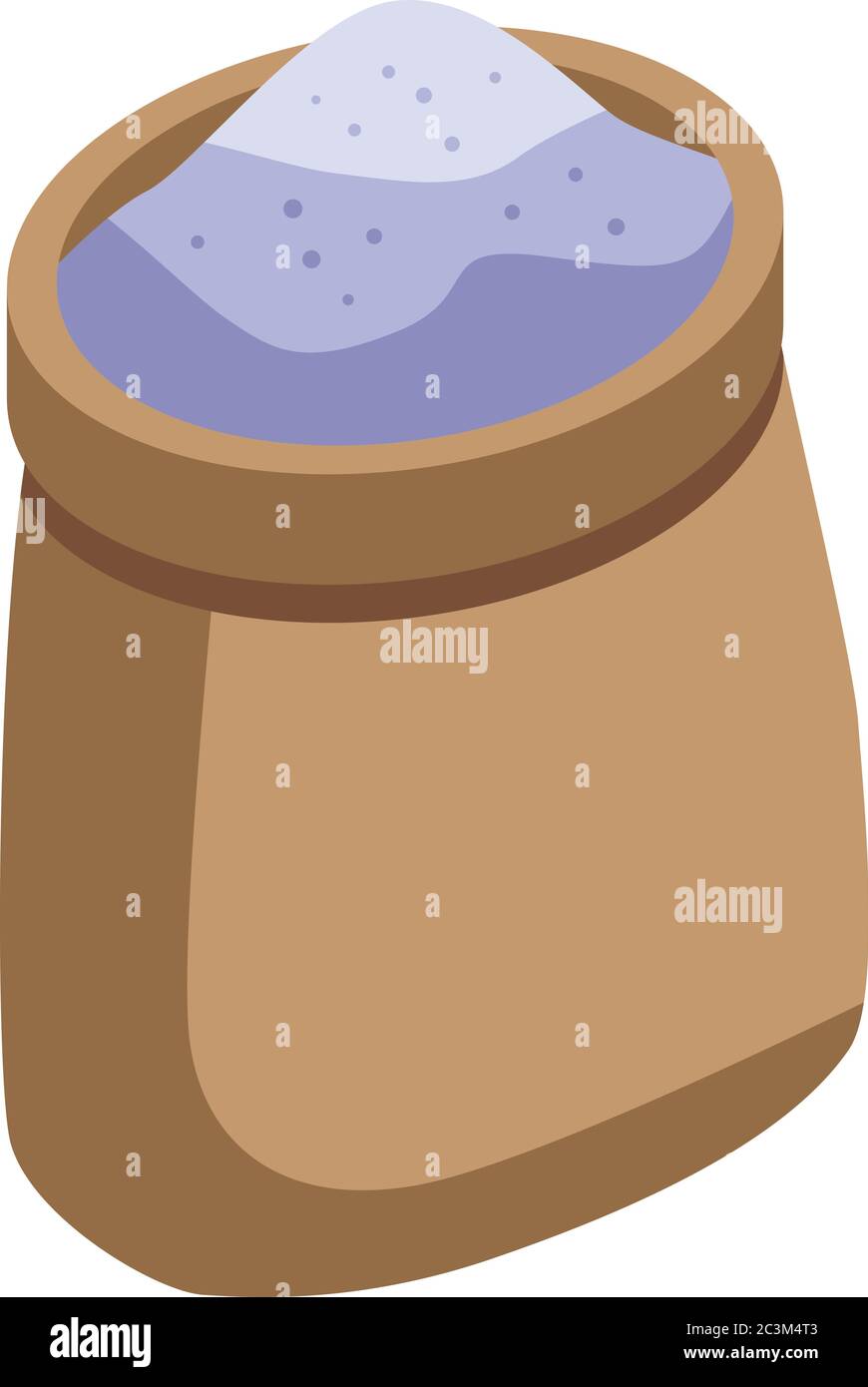 Open flour sack icon, isometric style Stock Vector Image & Art - Alamy