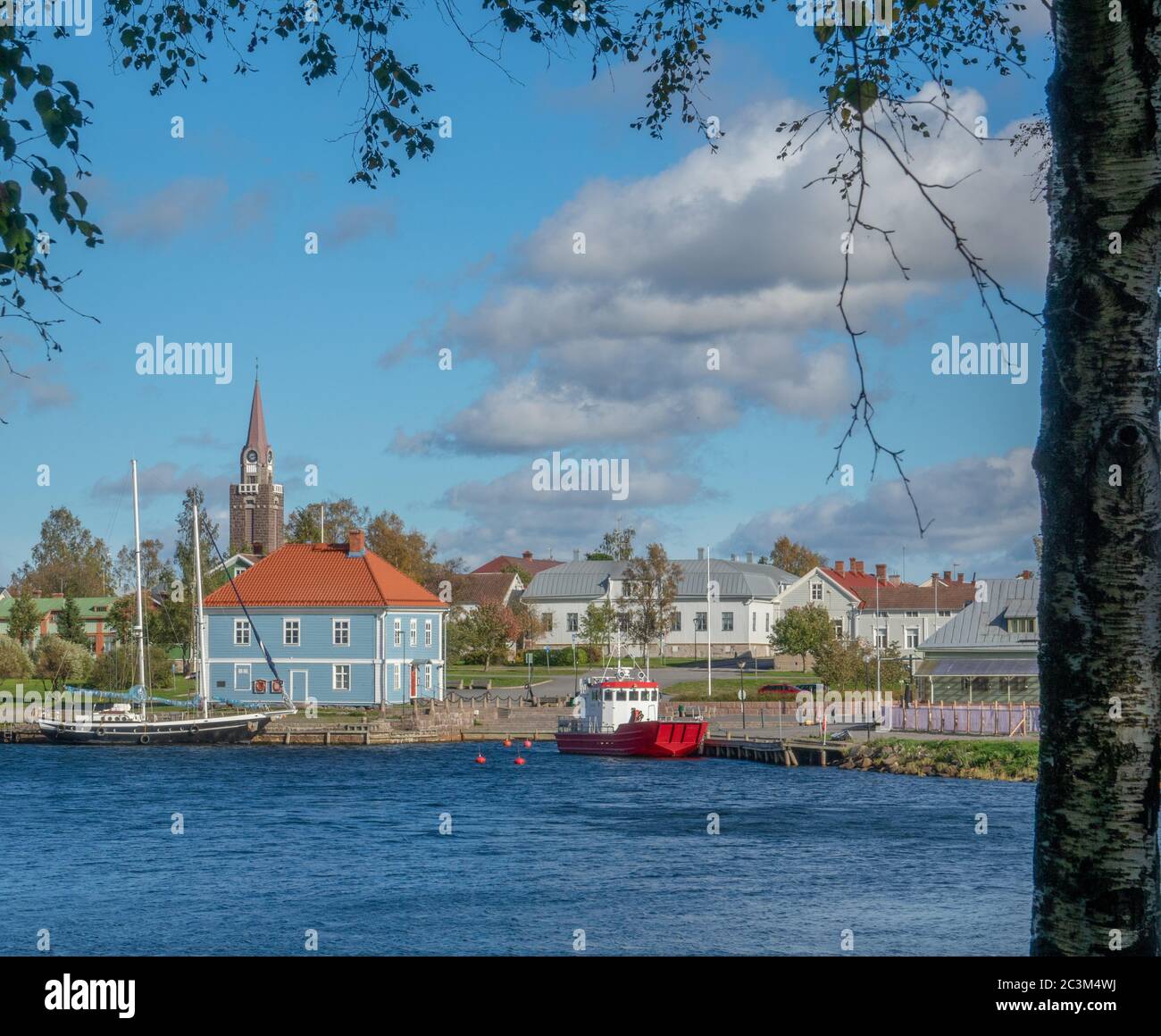 Seaside town of Raahe and its old buildings Stock Photo - Alamy