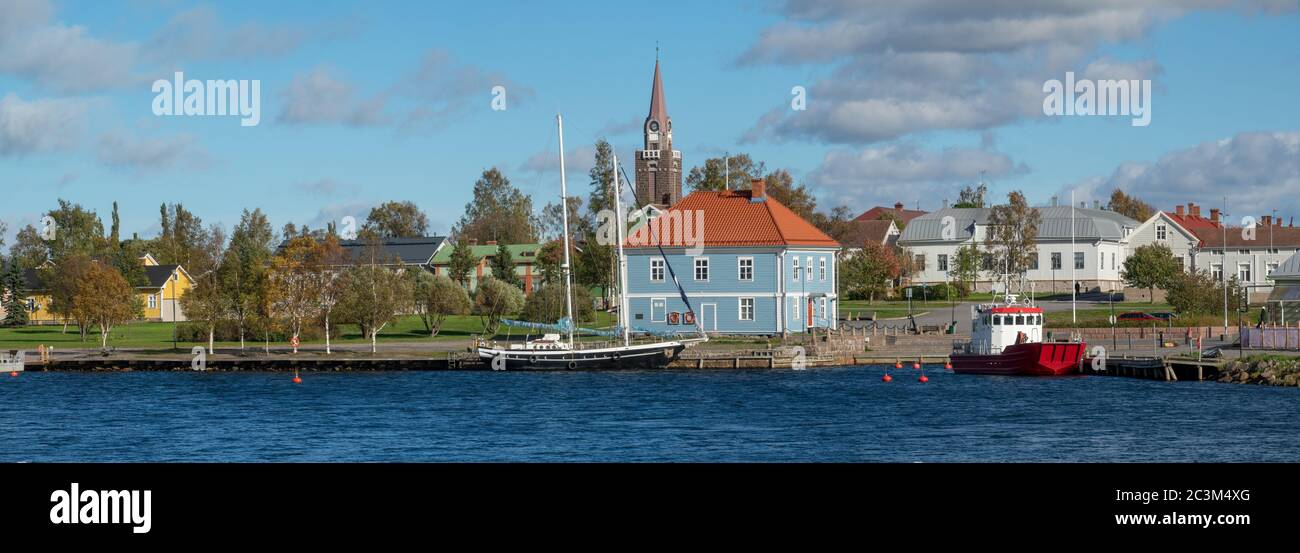 Seaside town of Raahe and its old buildings Stock Photo - Alamy