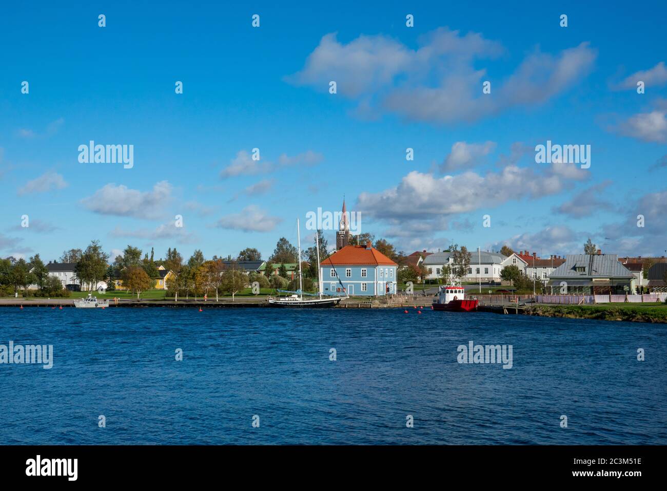 Seaside town of Raahe and its old buildings Stock Photo - Alamy