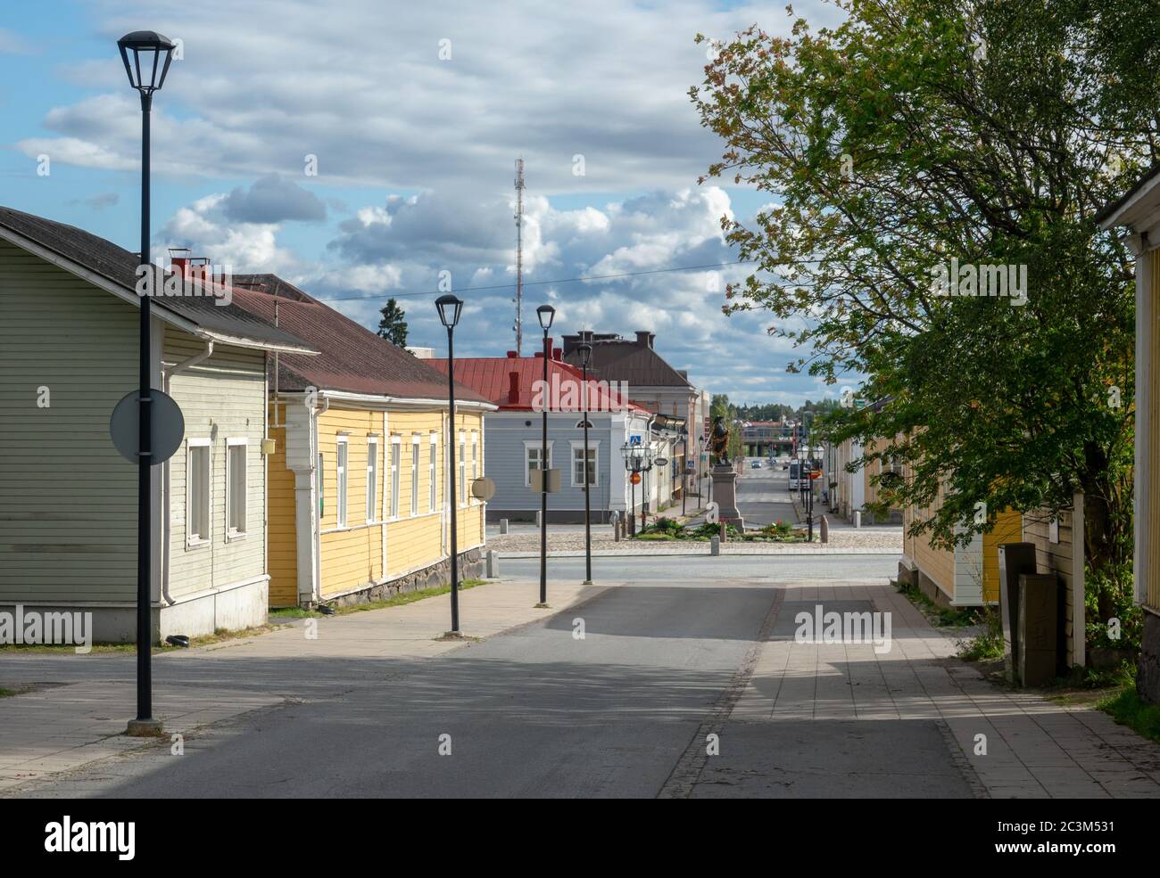 Seaside town of Raahe and its old buildings Stock Photo - Alamy