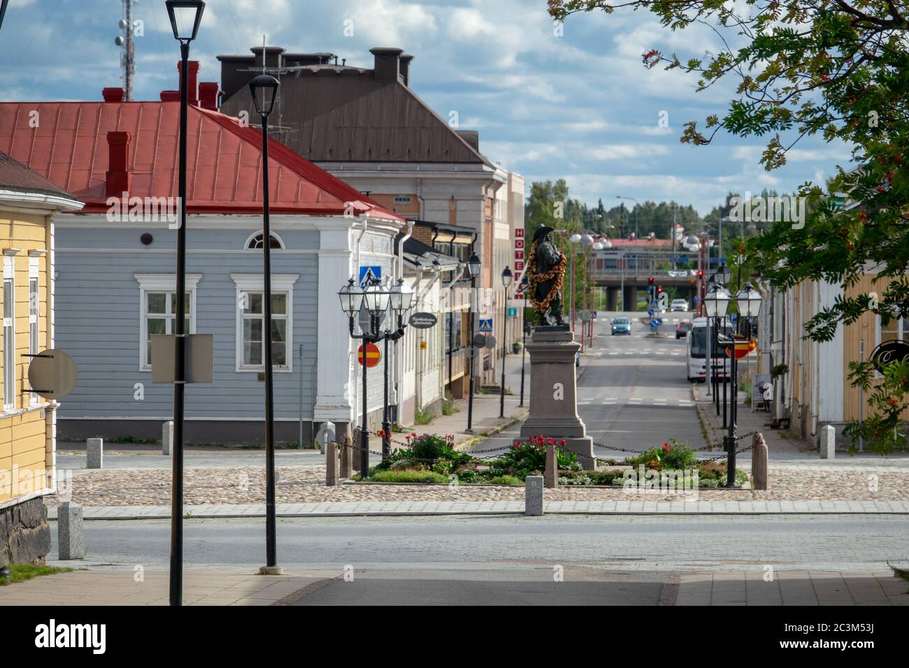 Seaside town of Raahe and its old buildings Stock Photo - Alamy