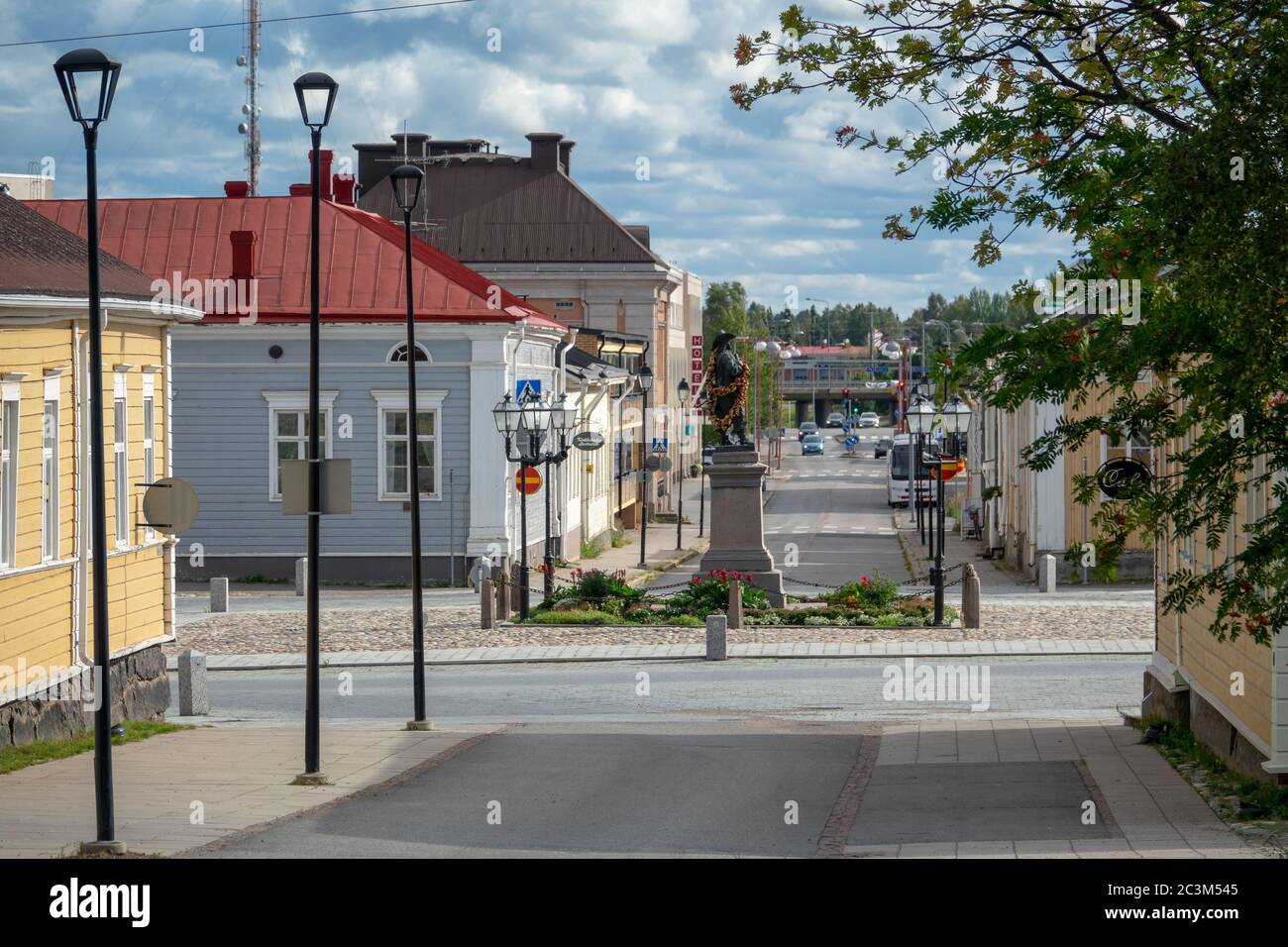 Seaside town of Raahe and its old buildings Stock Photo - Alamy
