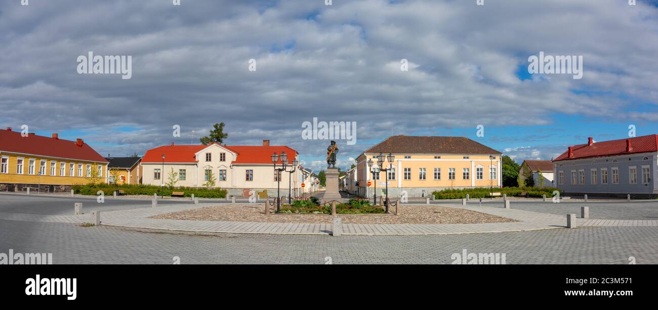 Seaside town of Raahe and its old buildings Stock Photo - Alamy