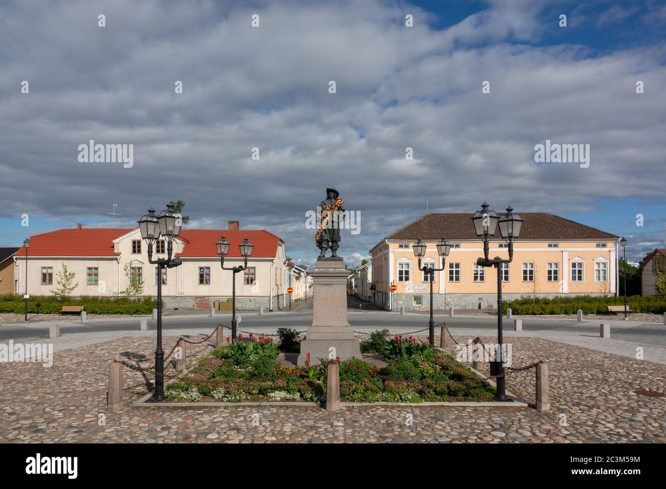 Seaside town of Raahe and its old buildings Stock Photo - Alamy