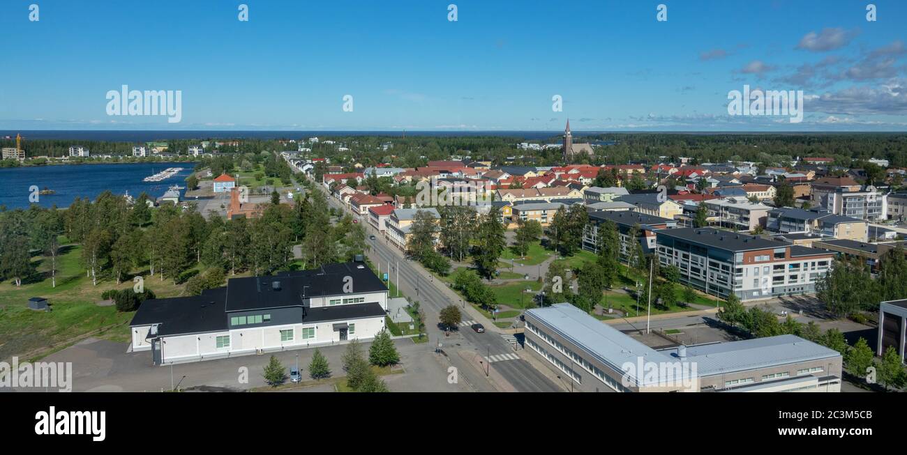 Seaside town of Raahe and its old buildings Stock Photo - Alamy