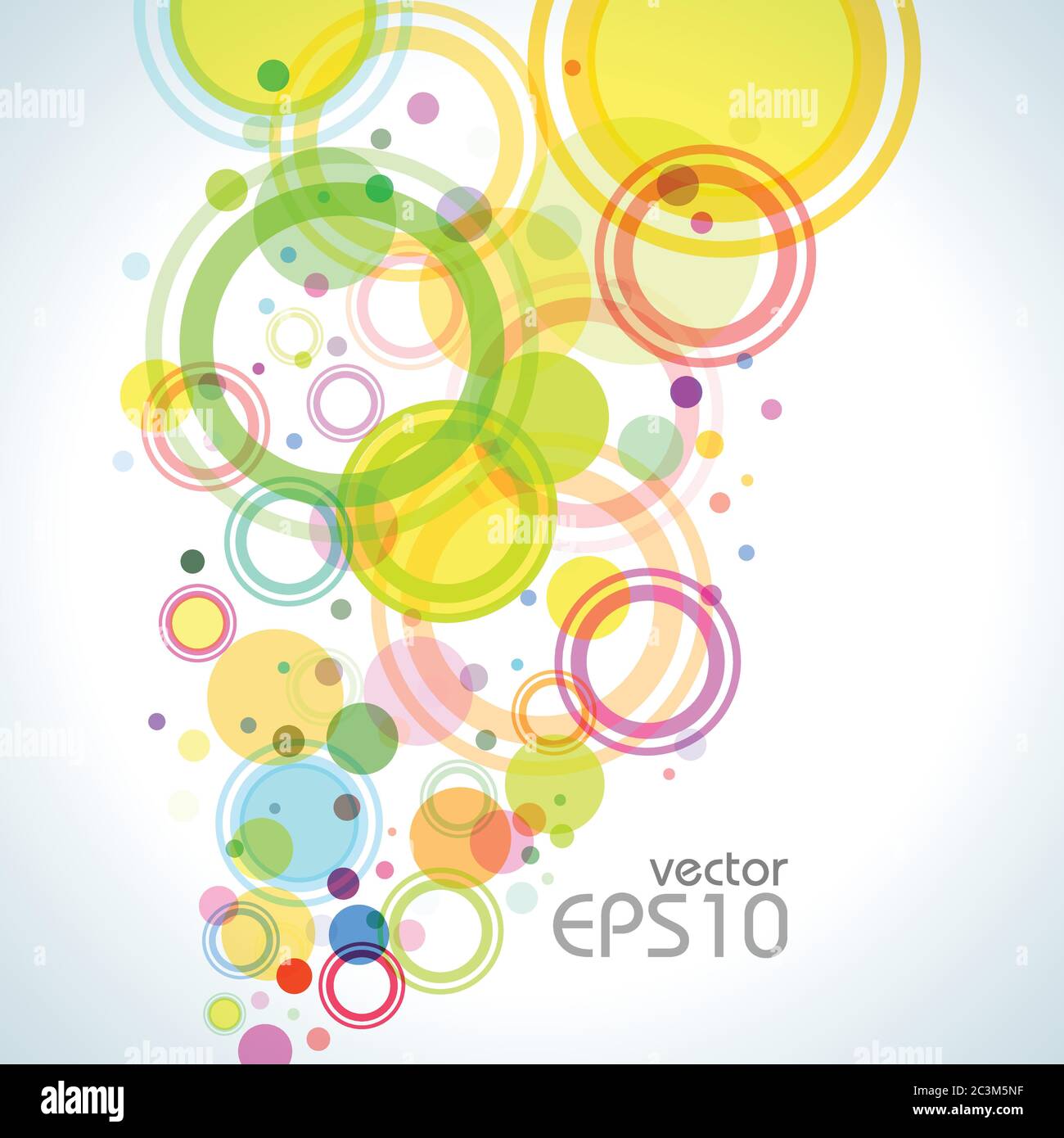 Abstract colorful circles background, vector illustration Stock Vector ...