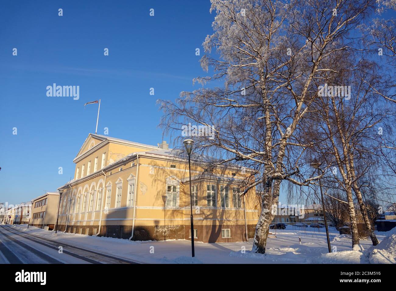 Seaside town of Raahe and its old buildings and museum Stock Photo - Alamy