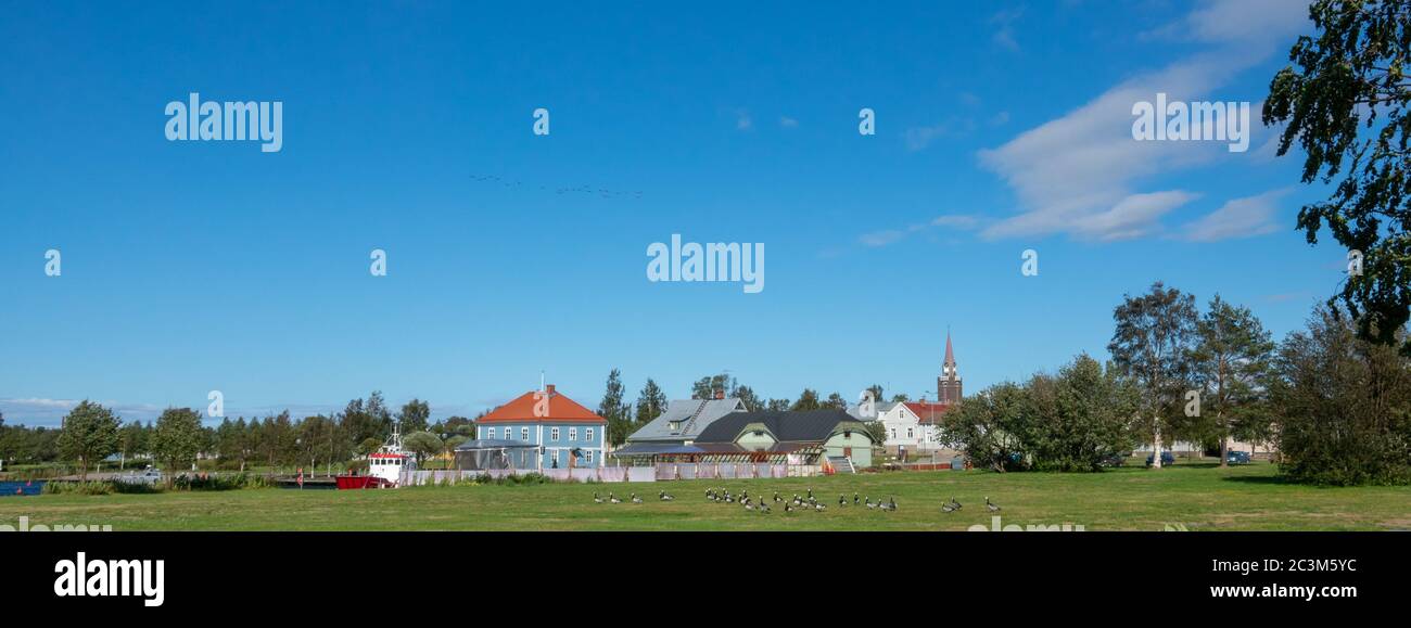 Seaside town of Raahe and its old buildings and museum Stock Photo - Alamy