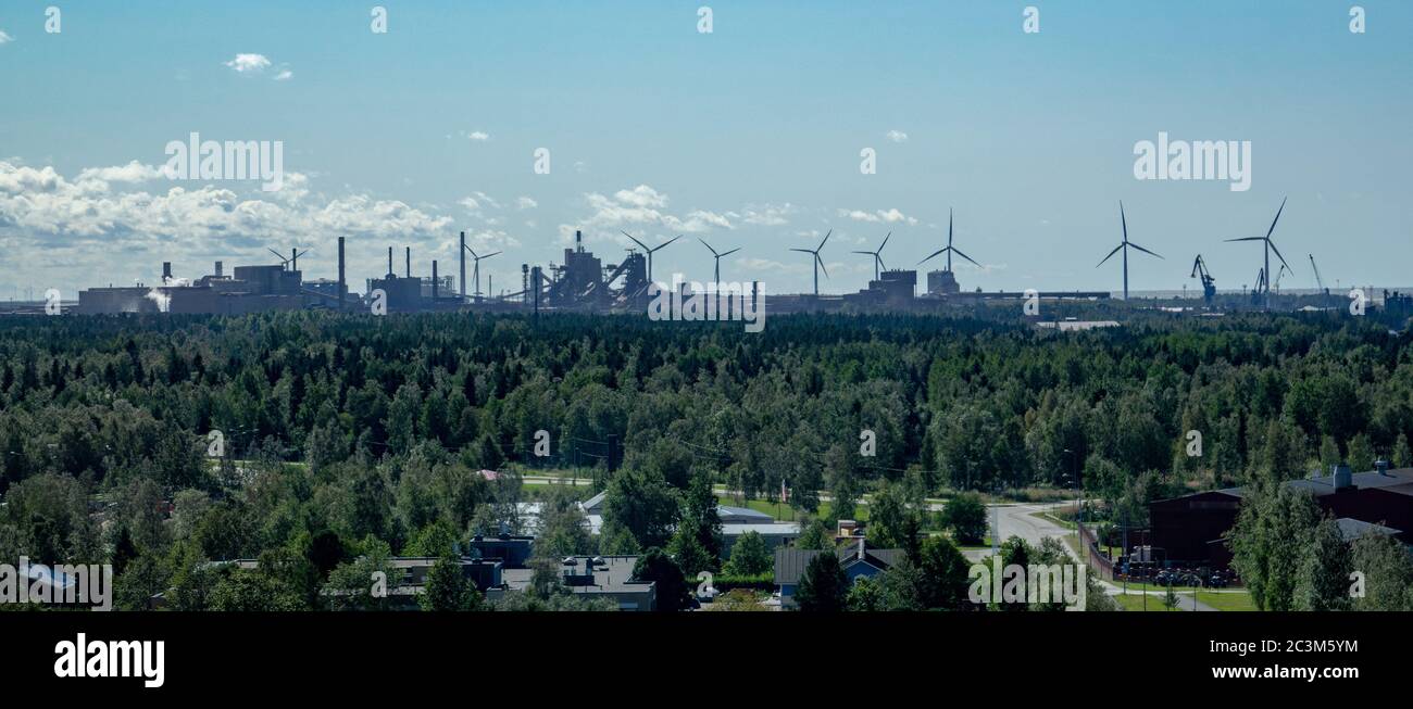 Views of seaside town Raahe in Finland Stock Photo - Alamy