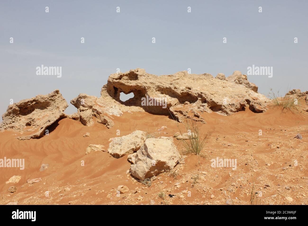 Fossil Rock is an iconic rock formation bearing marine fossils in arid ...