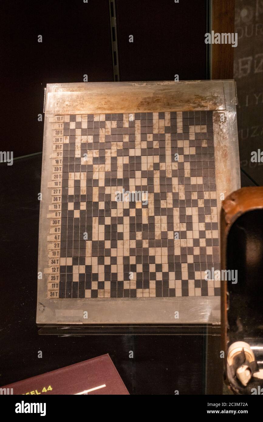 Stencil hand cipher page hi-res stock photography and images - Alamy