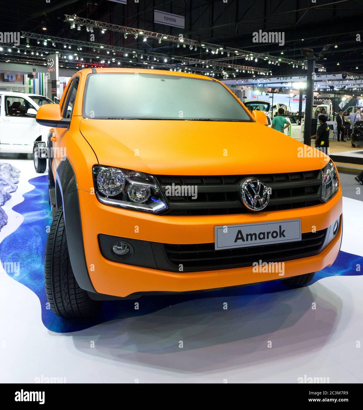 BANGKOK - DECEMBER 4: Volkswagen shows their Amarok medium sized pickup ...