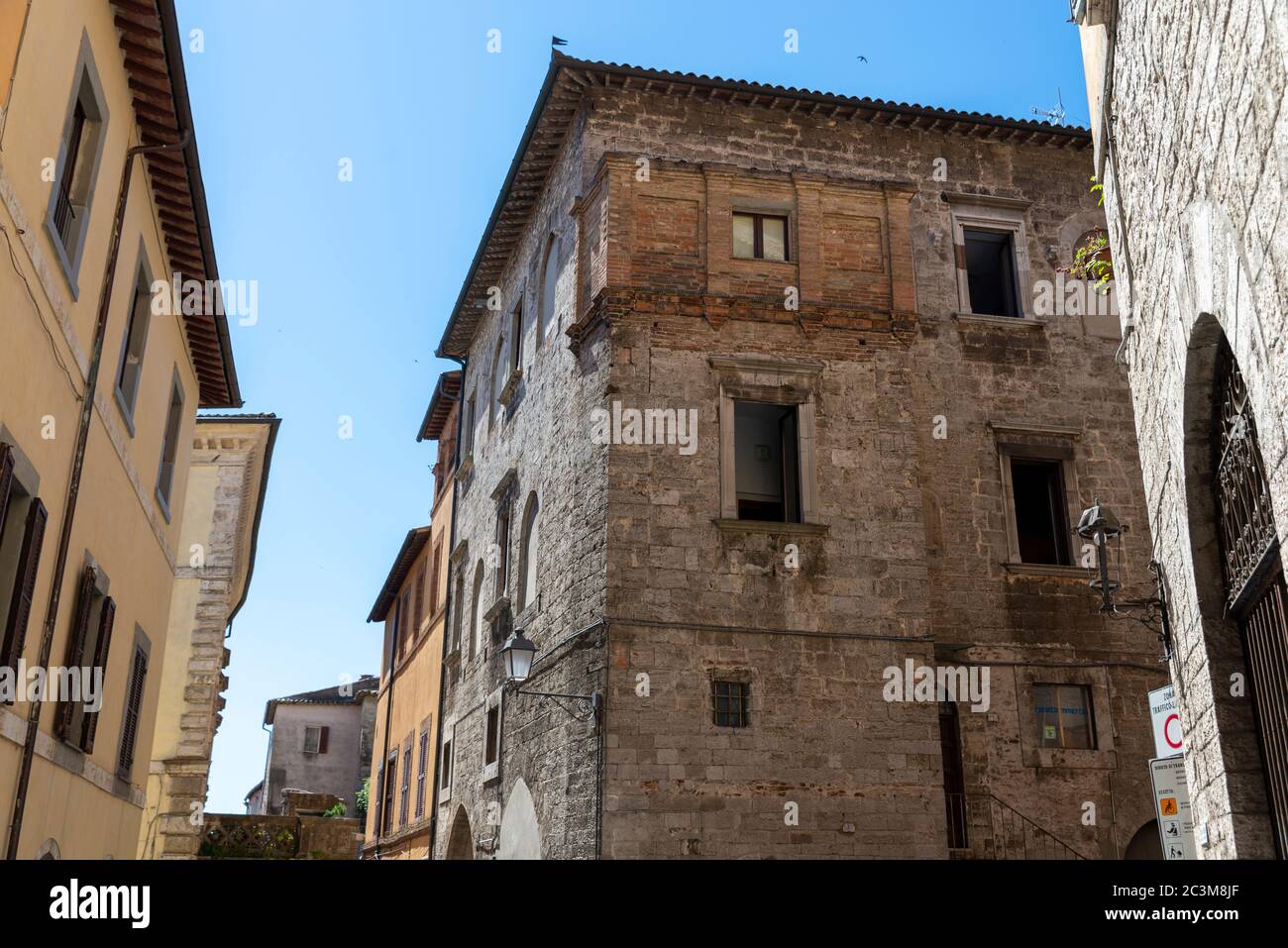 todi,italy june 20 2020 :architecture of the buildings in the village ...