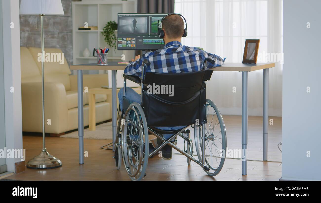 Film movie disabled wheelchair hi-res stock photography and images - Alamy