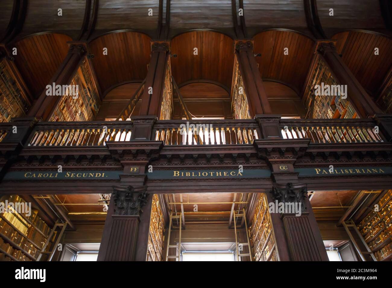 Dublin, Ireland - June 24, 2019: The Long Room interior Of The Old ...