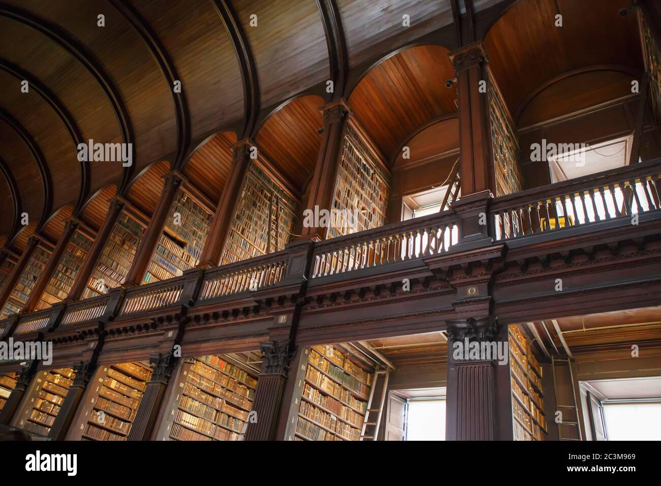 Dublin, Ireland - June 24, 2019: The Long Room interior Of The Old ...
