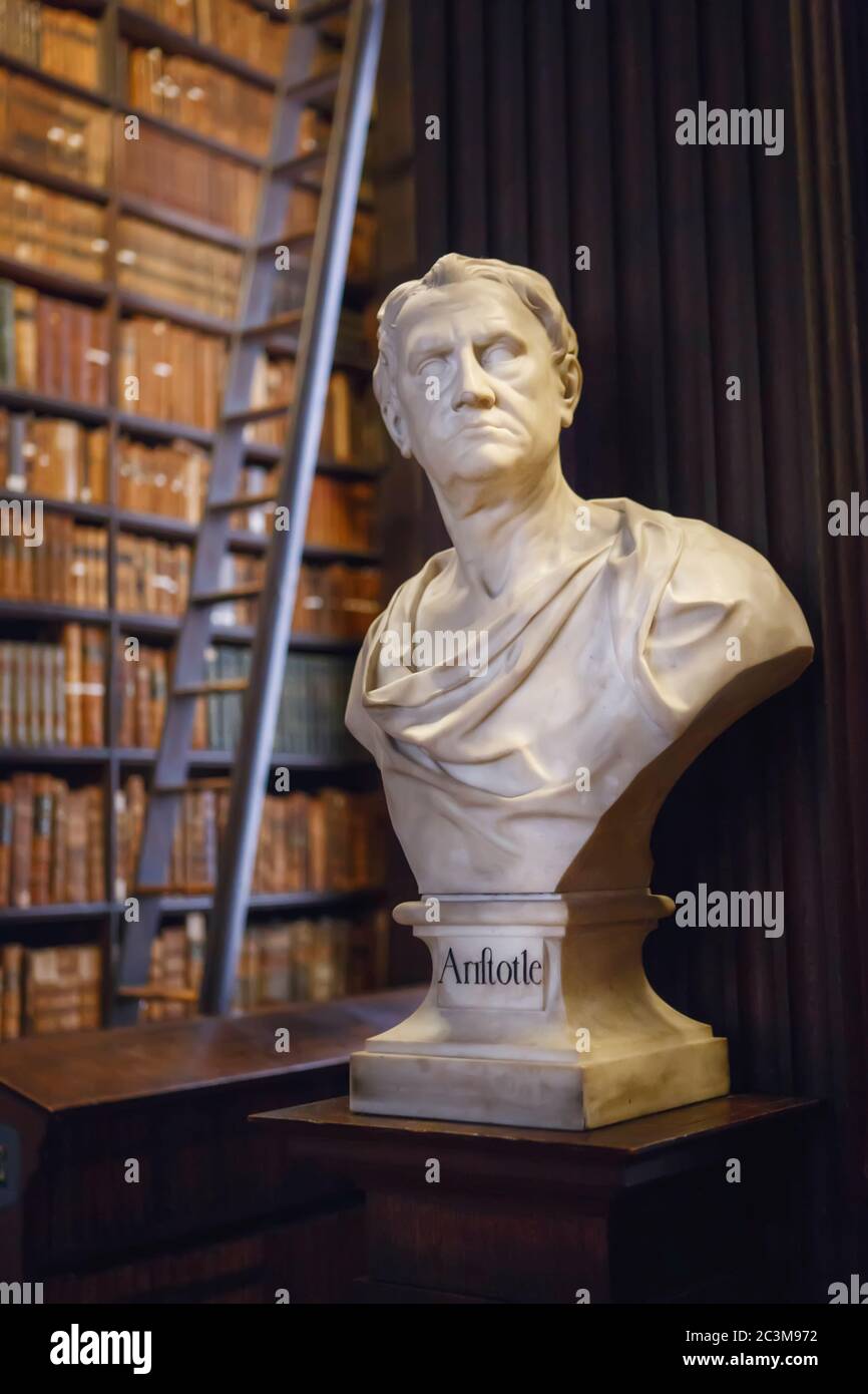 Dublin, Ireland - June 24, 2019: The Long Room interior Of The Old ...