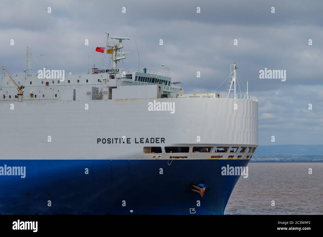 Positive Leader heading to Portbury docks Stock Photo - Alamy