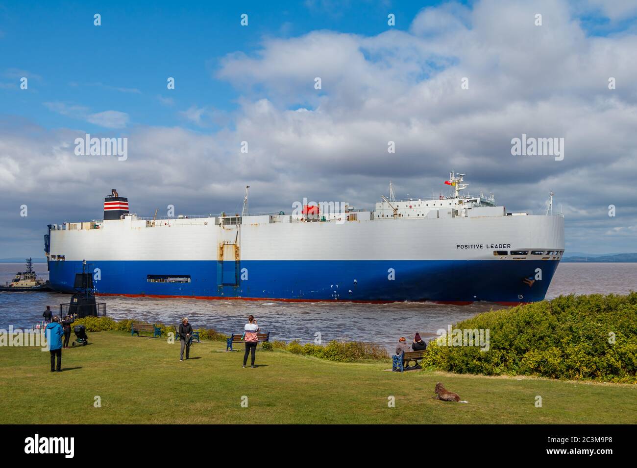 Positive Leader heading to Portbury docks Stock Photo - Alamy