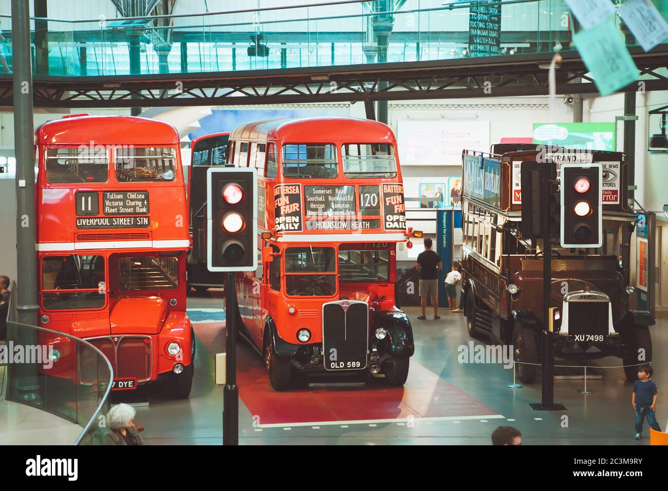 Inside london routemaster bus hi-res stock photography and images - Alamy