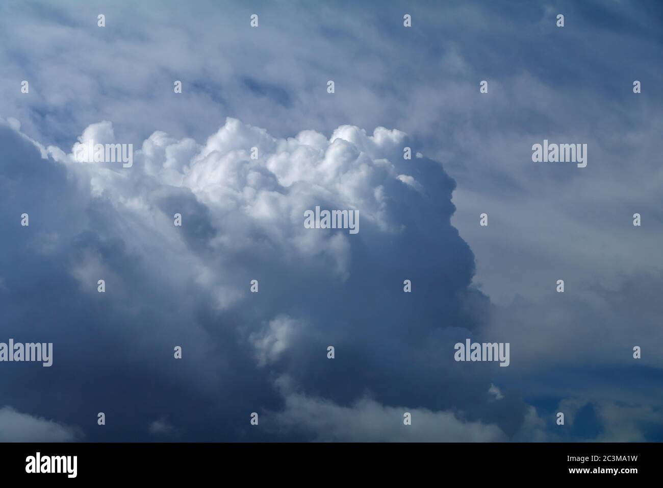 Sunny cumulus clouds formation hi-res stock photography and images - Alamy