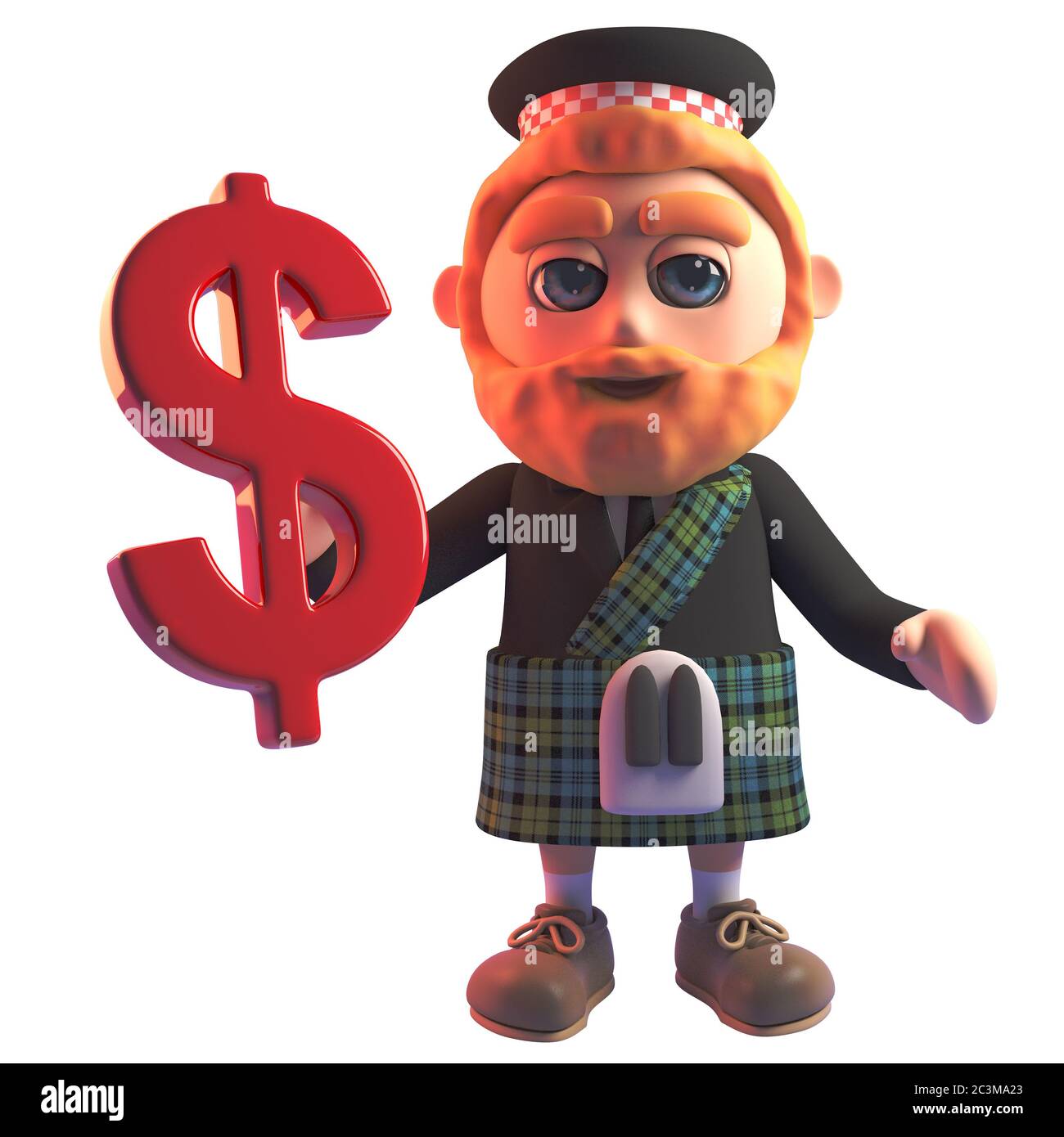 Scotsman cartoon hi-res stock photography and images - Alamy