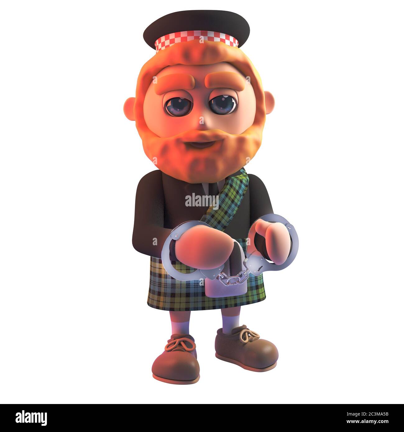 Cartoon scottish man hi-res stock photography and images - Alamy