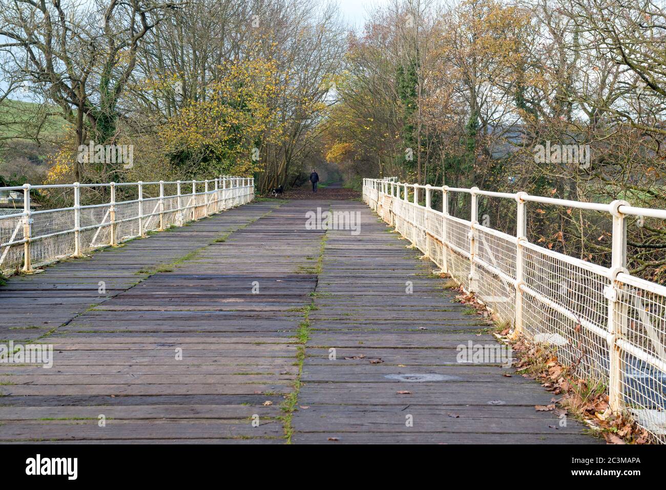 Railway bridge now footbridge hi-res stock photography and images - Alamy