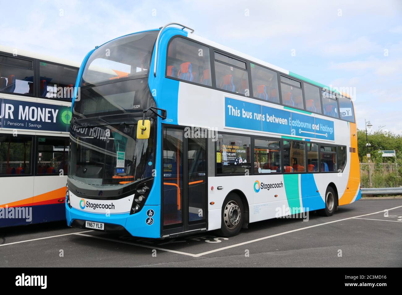 STAGECOACH BUS IN NEW LIVERY Stock Photo - Alamy