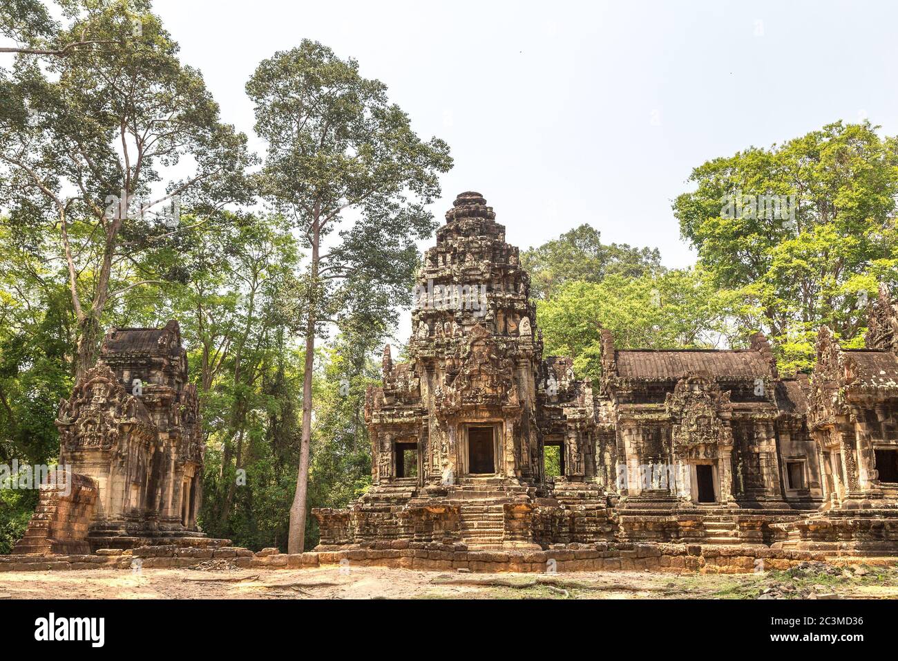 Thommanon temple ruins is Khmer ancient temple in complex Angkor Wat in ...