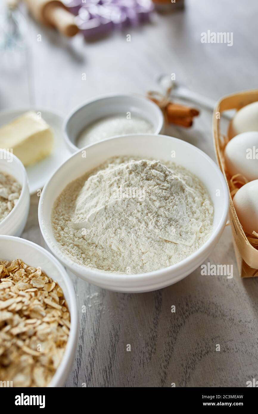 Homemade production of fresh healthy cookies from natural ingredients ...