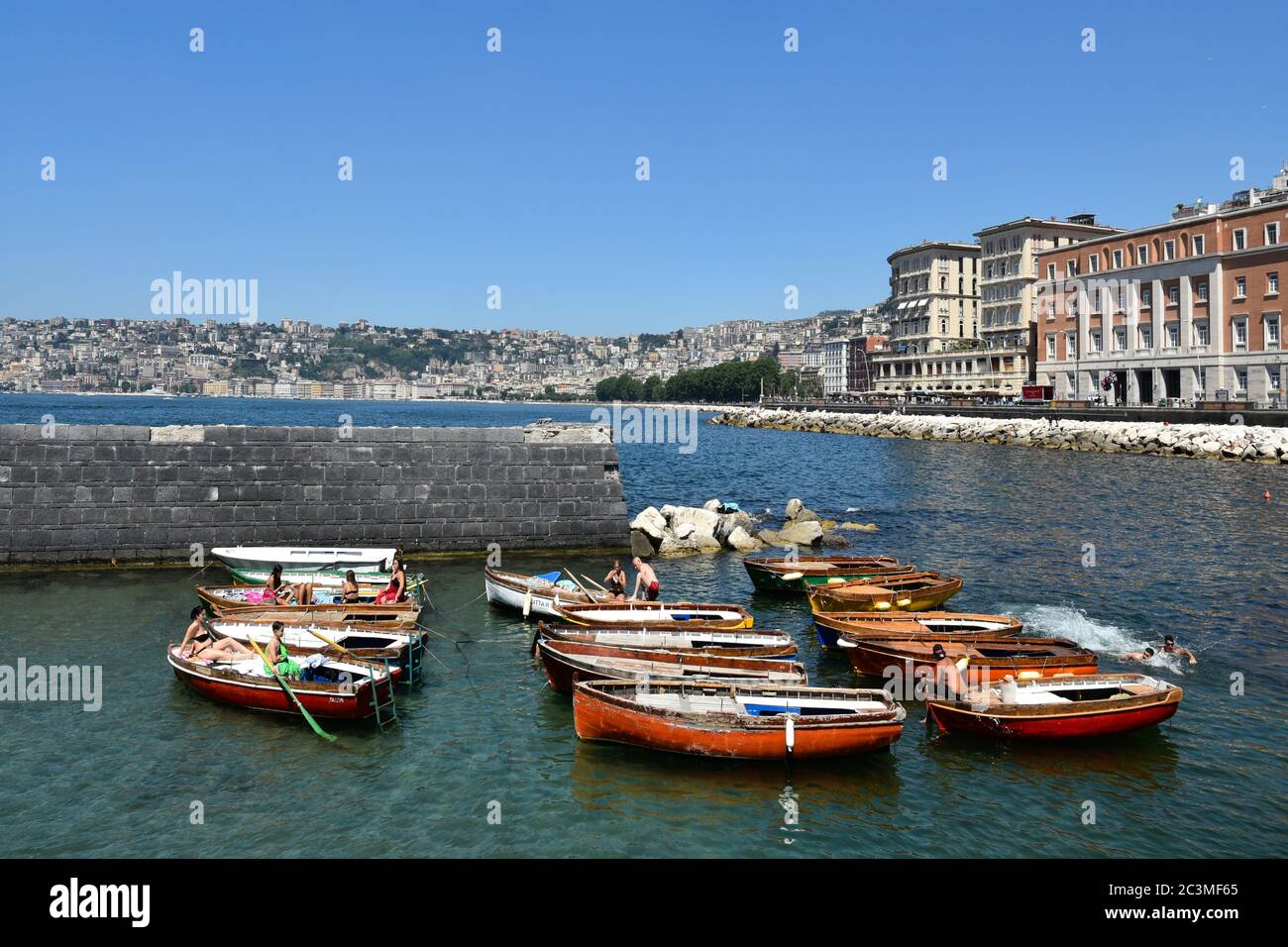 The old city of Naples Stock Photo - Alamy