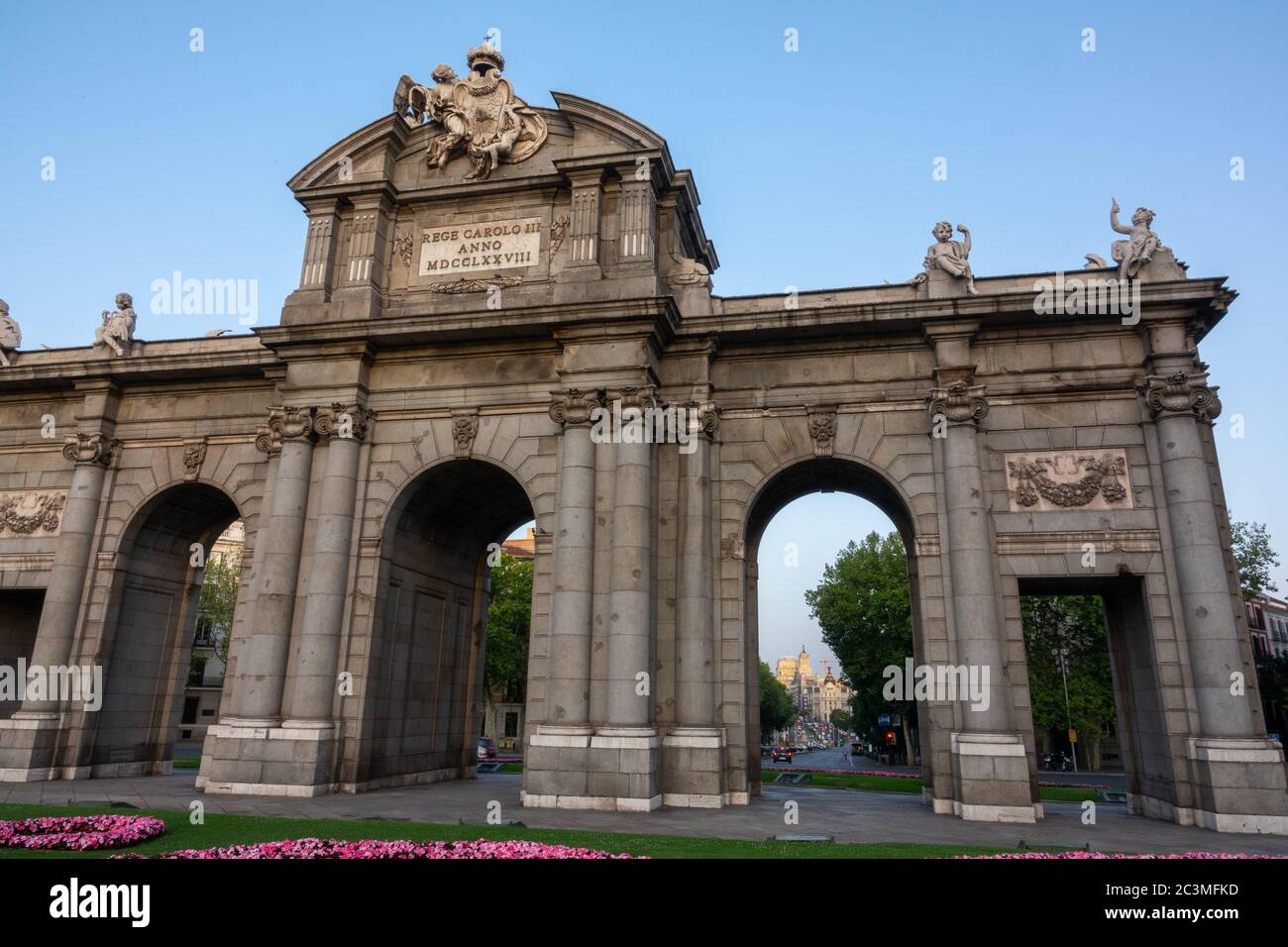 The Alcala Door (Puerta de Alcala) is a gate in the center of Madrid ...