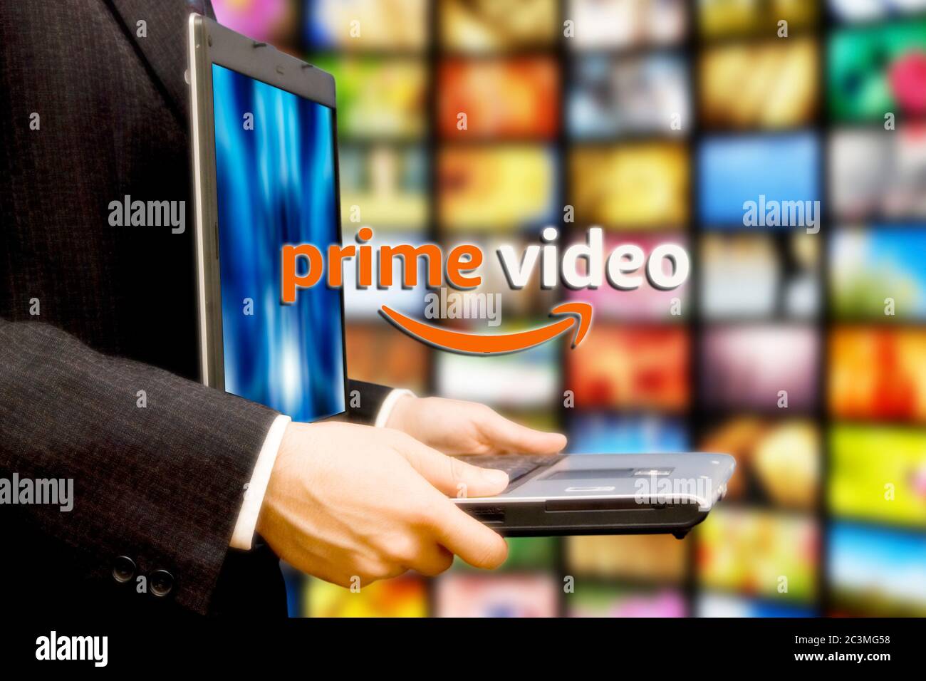 Prime Video on demand online streaming concept Stock Photo - Alamy
