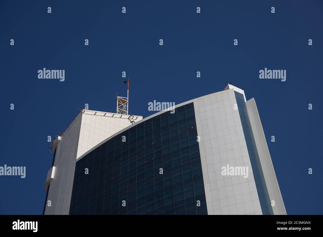 signal tower on top of building Stock Photo - Alamy