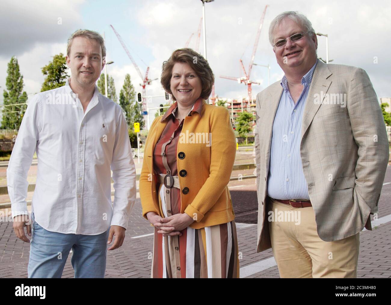AMSTERDAM, NETHERLANDS - JUNE 21: Executive Committee of Forum van Democratie (FVD), Lennart van ...