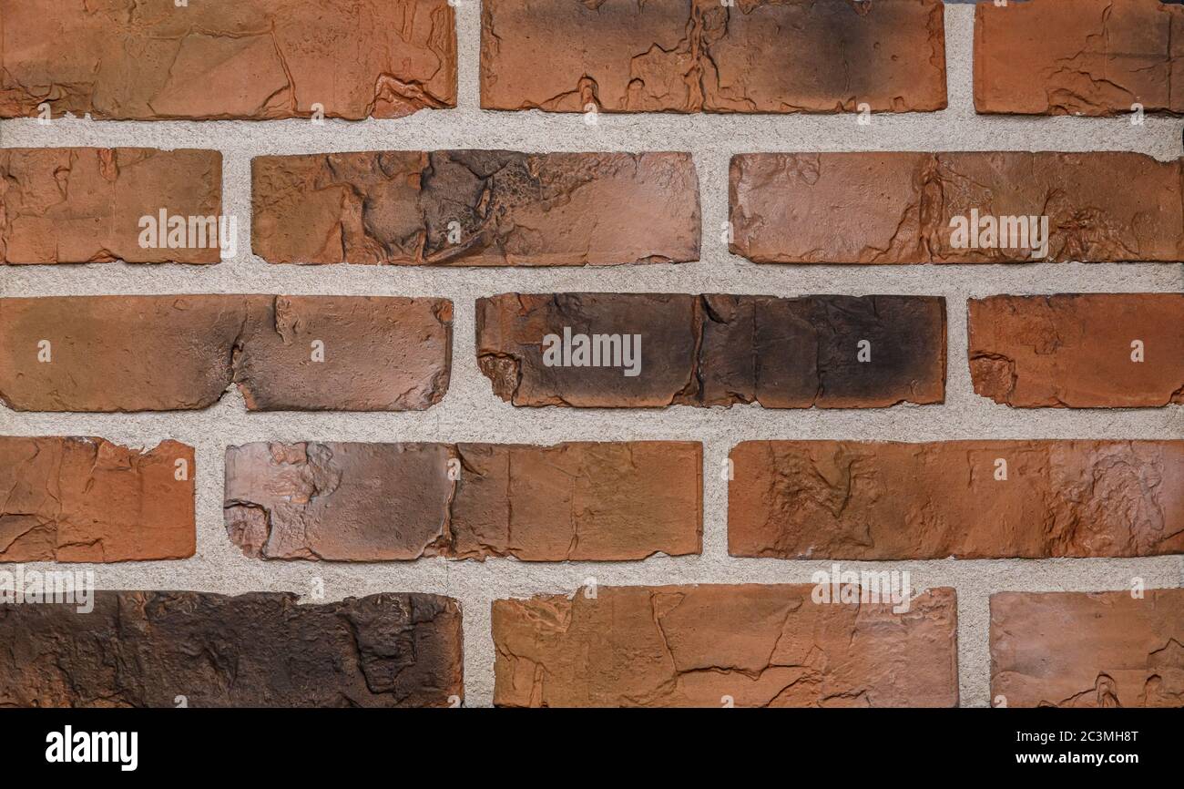 brick texture and wall tiles elevation background Stock Photo - Alamy