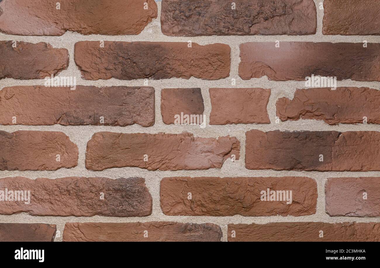 brick texture and wall tiles elevation background Stock Photo - Alamy