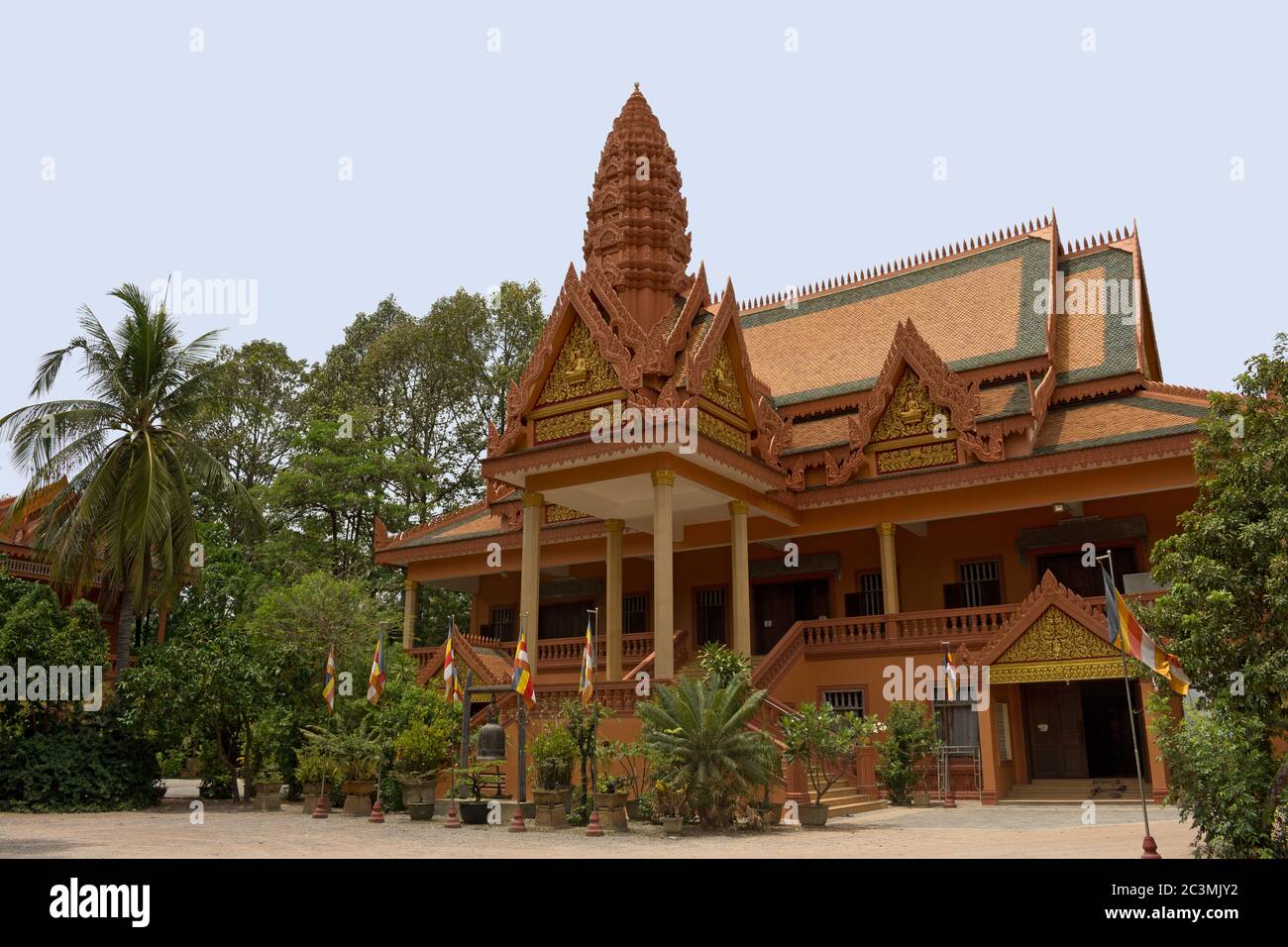 Facade of Wat Bo Temple, Siem Reap, Cambodia, Asia Stock Photo - Alamy