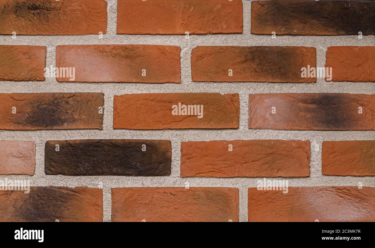 brick texture and wall tiles elevation background Stock Photo - Alamy