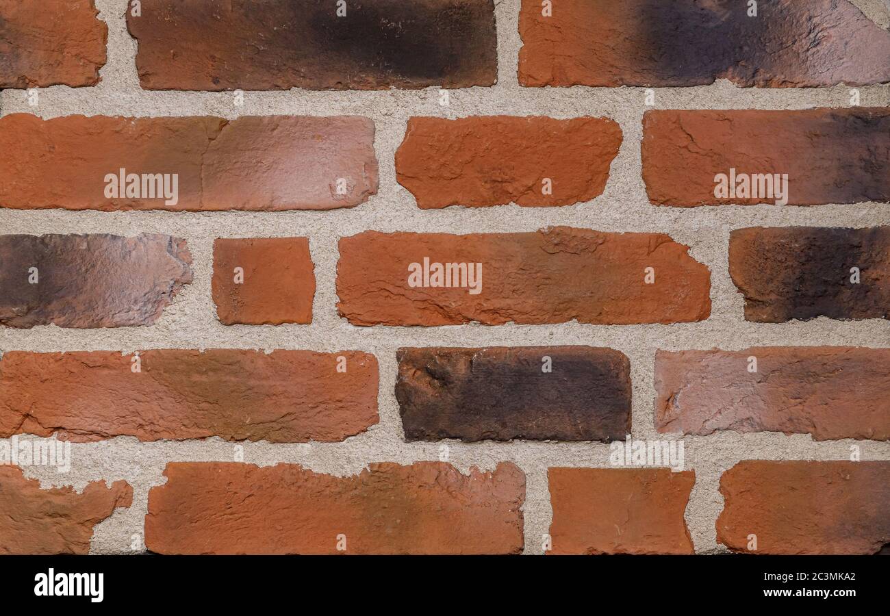 brick texture and wall tiles elevation background Stock Photo - Alamy