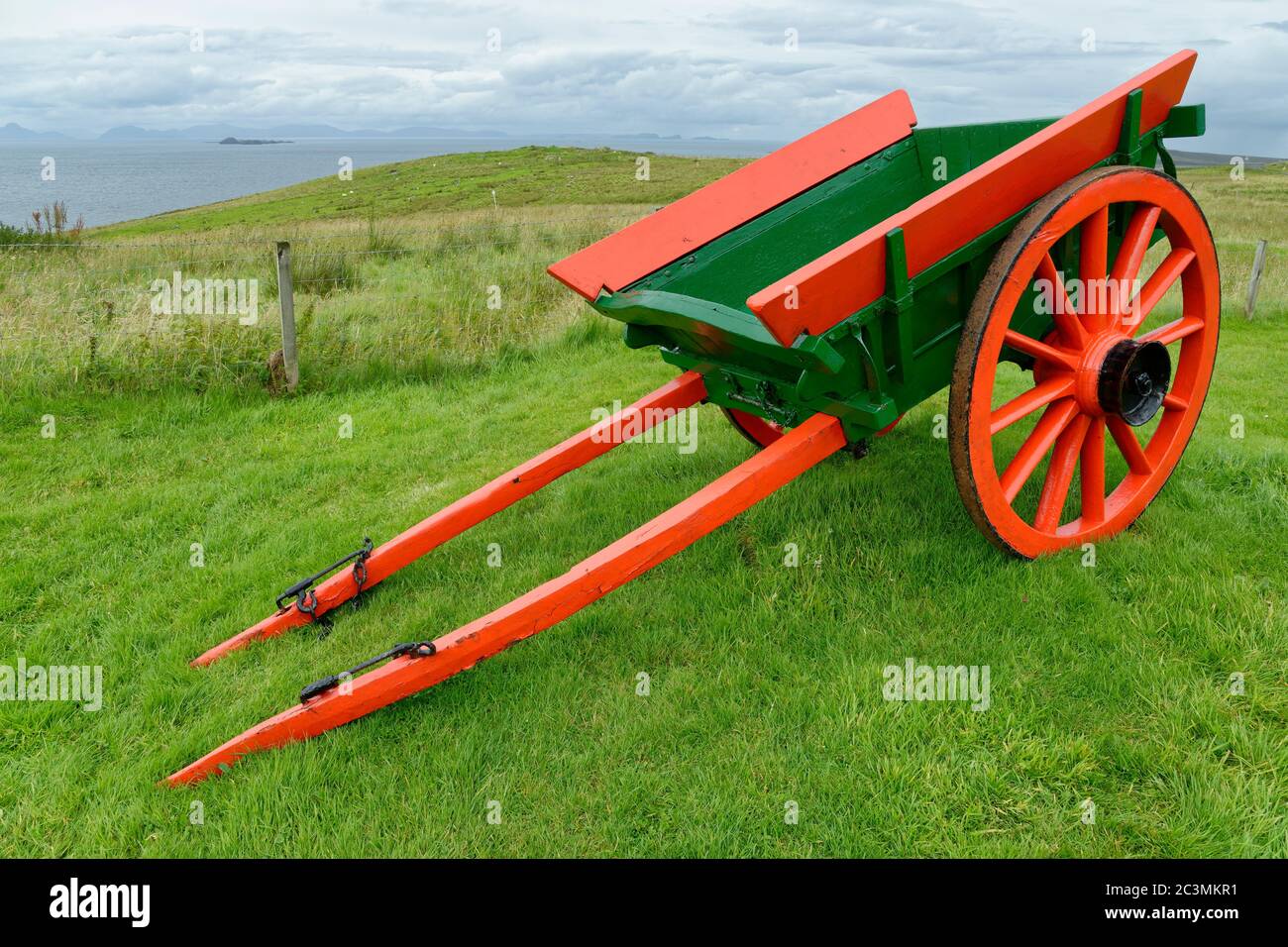 Restored Old Farm Cart at Skye Museum of Island Life (Osmigarry Croft ...